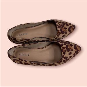 torrid | Shoes | Torrid Animal Print Flat Wide | Poshmark